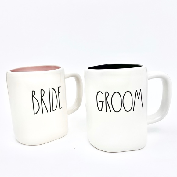 Rae Dunn | Dining | Rae Dunn Bride And Groom Coffe Mugs | Poshmark